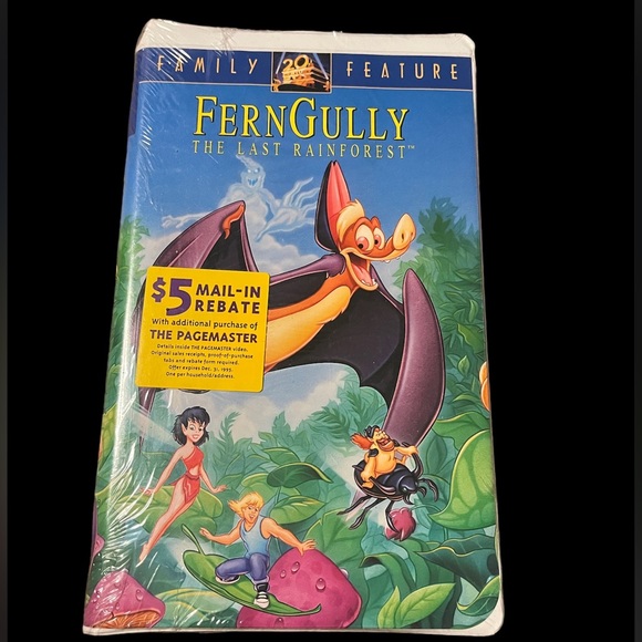 Warner Bros. | Other | Rare Nib Ferngully The Last Rainforest Vhs 992 ...